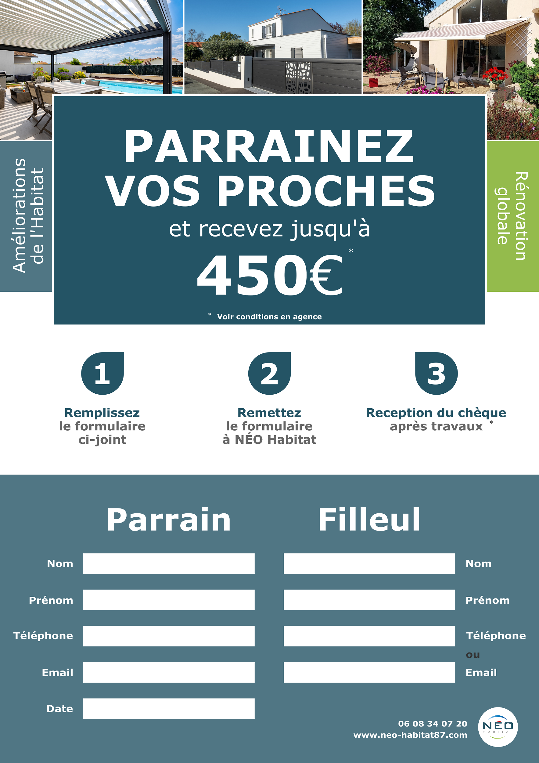 NÉO Habitat : Gagnez jusqu'à 450€ - Devenez parrain